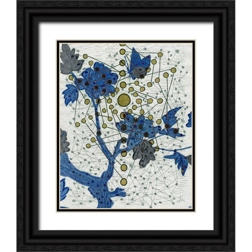 Arbel, Lori 12x14 Black Ornate Wood Framed with Double Matting Museum ...