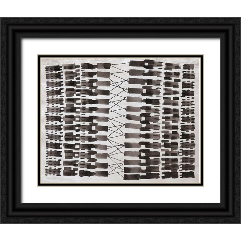 Arbel, Lori 14x12 Black Ornate Wood Framed with Double Matting Museum ...