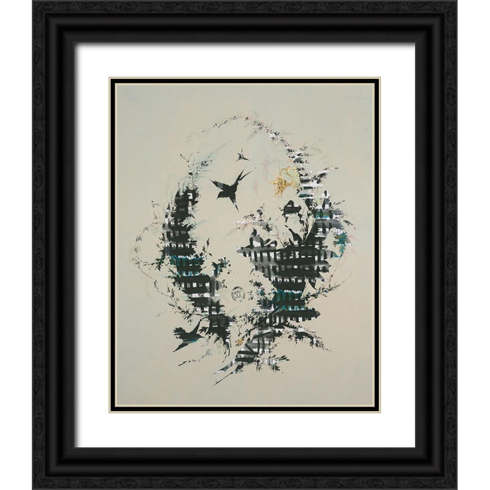 Arbel, Lori 15x18 Black Ornate Wood Framed with Double Matting Museum ...