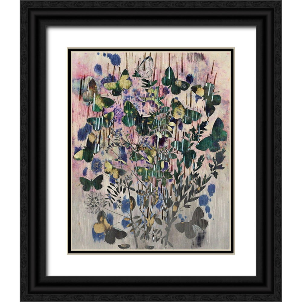 Arbel, Lori 15x18 Black Ornate Wood Framed with Double Matting Museum ...