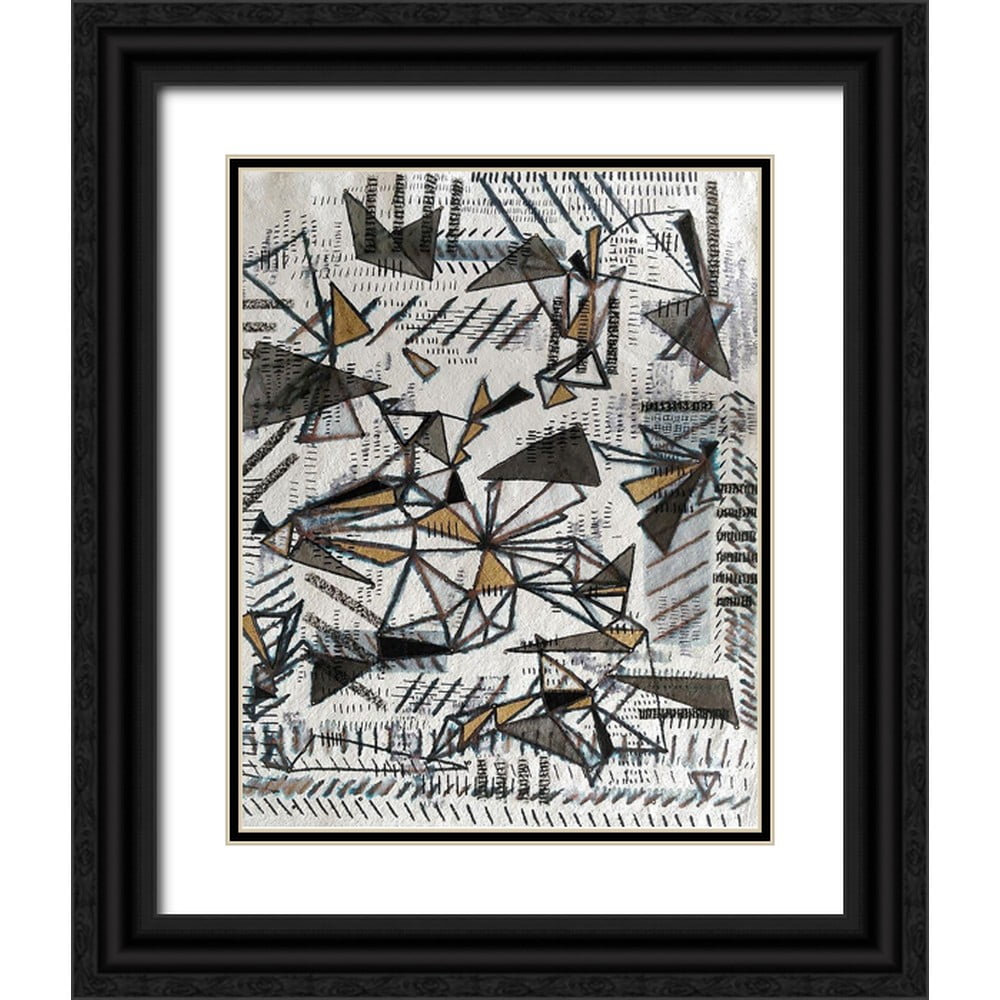 Arbel, Lori 26x32 Black Ornate Wood Framed with Double Matting Museum ...