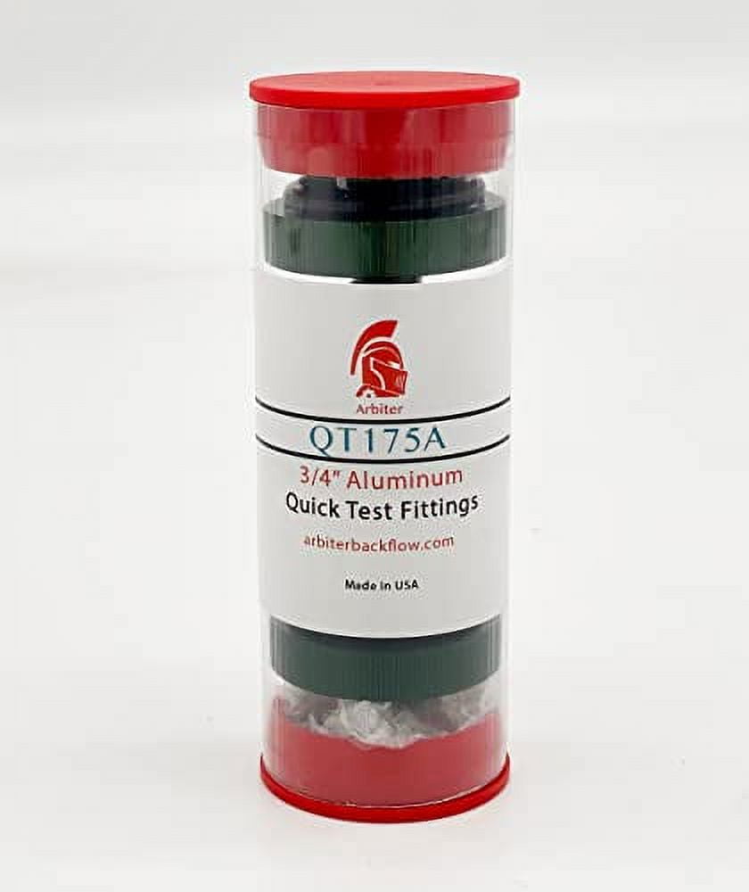 Arbiter Backflow Quick Connect Test Fittings (Aluminum, 1/2" (Set of 3 ...