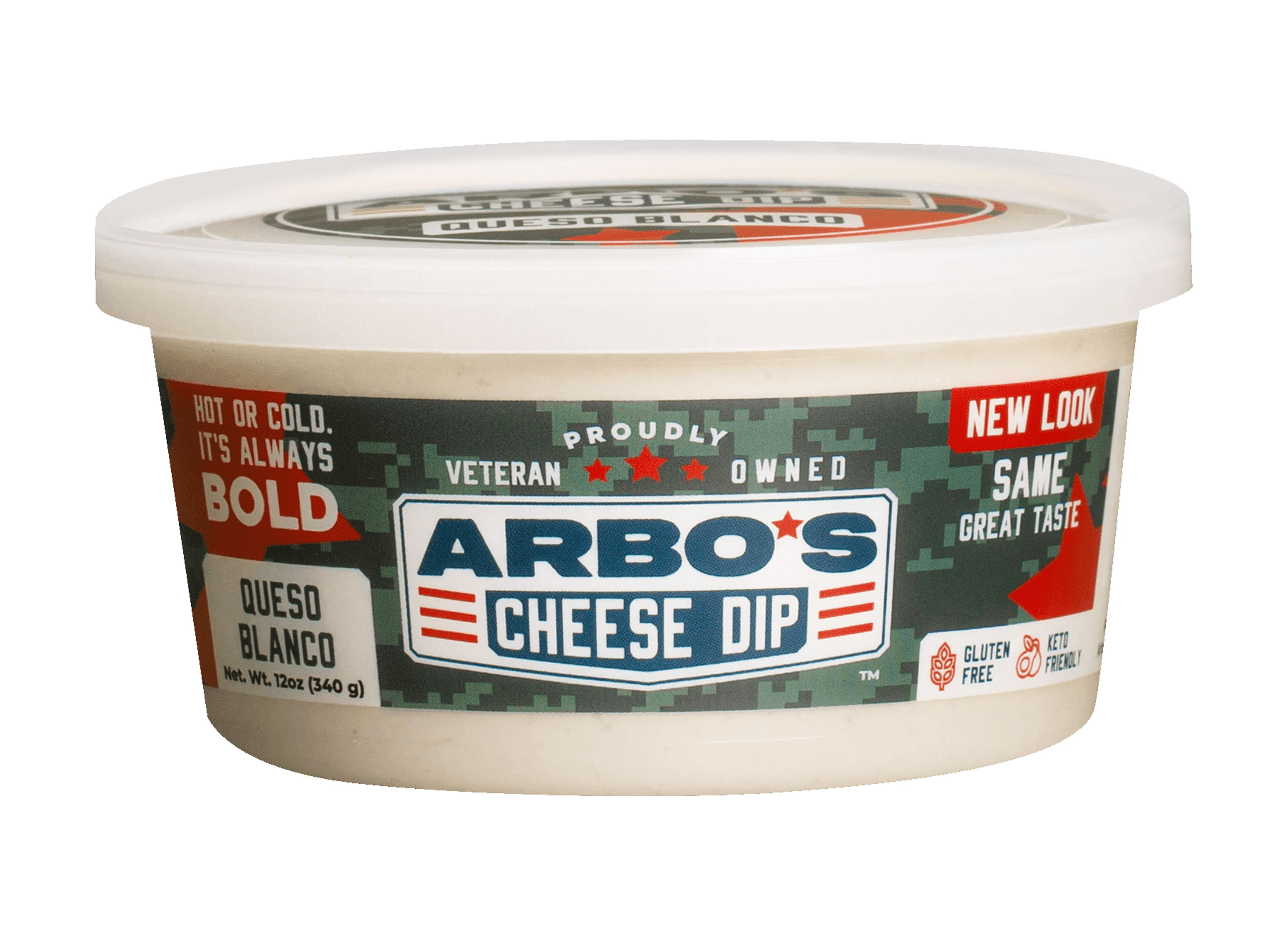 Arbo's Gluten-Free Queso Blanco Cheese Dip, Tub Refrigerated, 16 oz ...