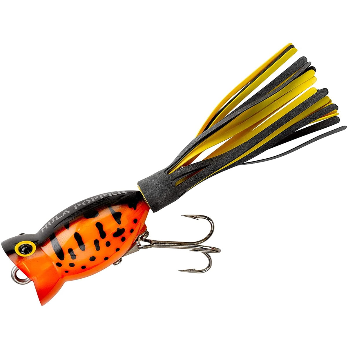 Arbogast Hula Popper 3/8 oz Fishing Lure - Orange Coach Dog - Walmart.com