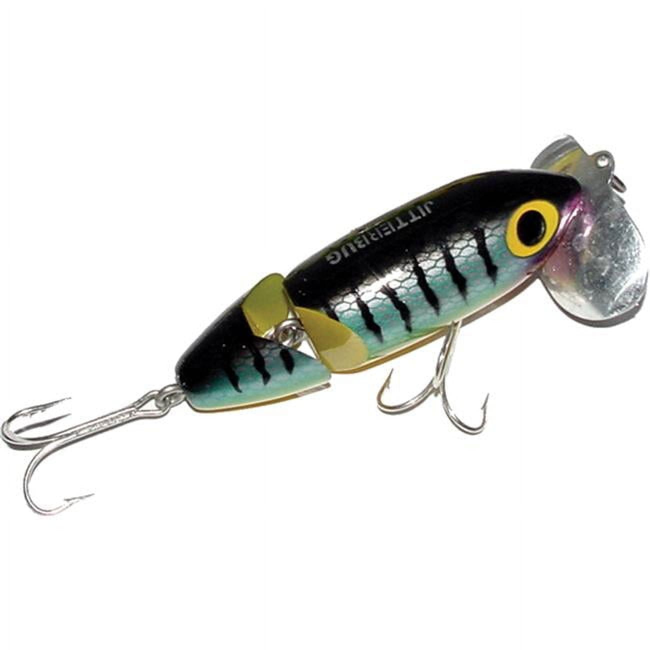 Arbogast Jitterbug Jointed Topwater Baits 2 1/2" Perch 3/8 oz ...