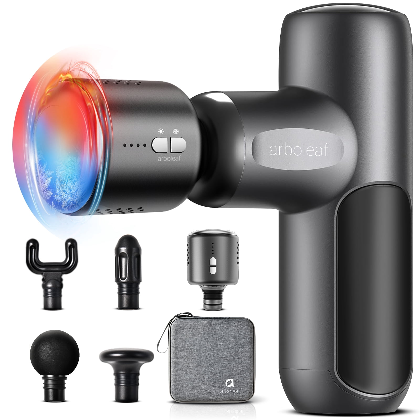 Arboleaf Mini Massage Gun with Heat and Cold Therapy - Percussion ...