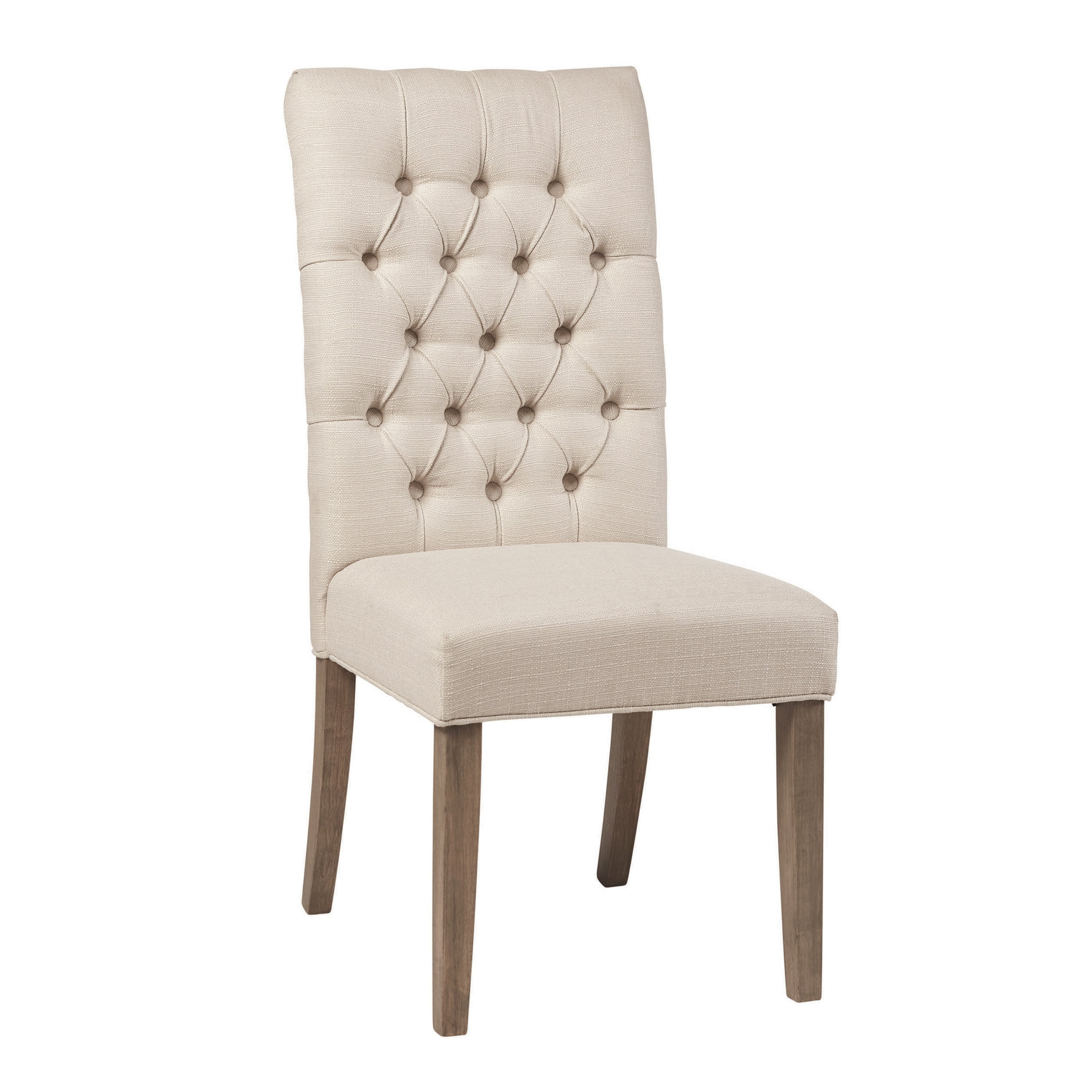Arbor Hill Oak Tufted Back Parson Chairs (Set of 2) - Walmart.com