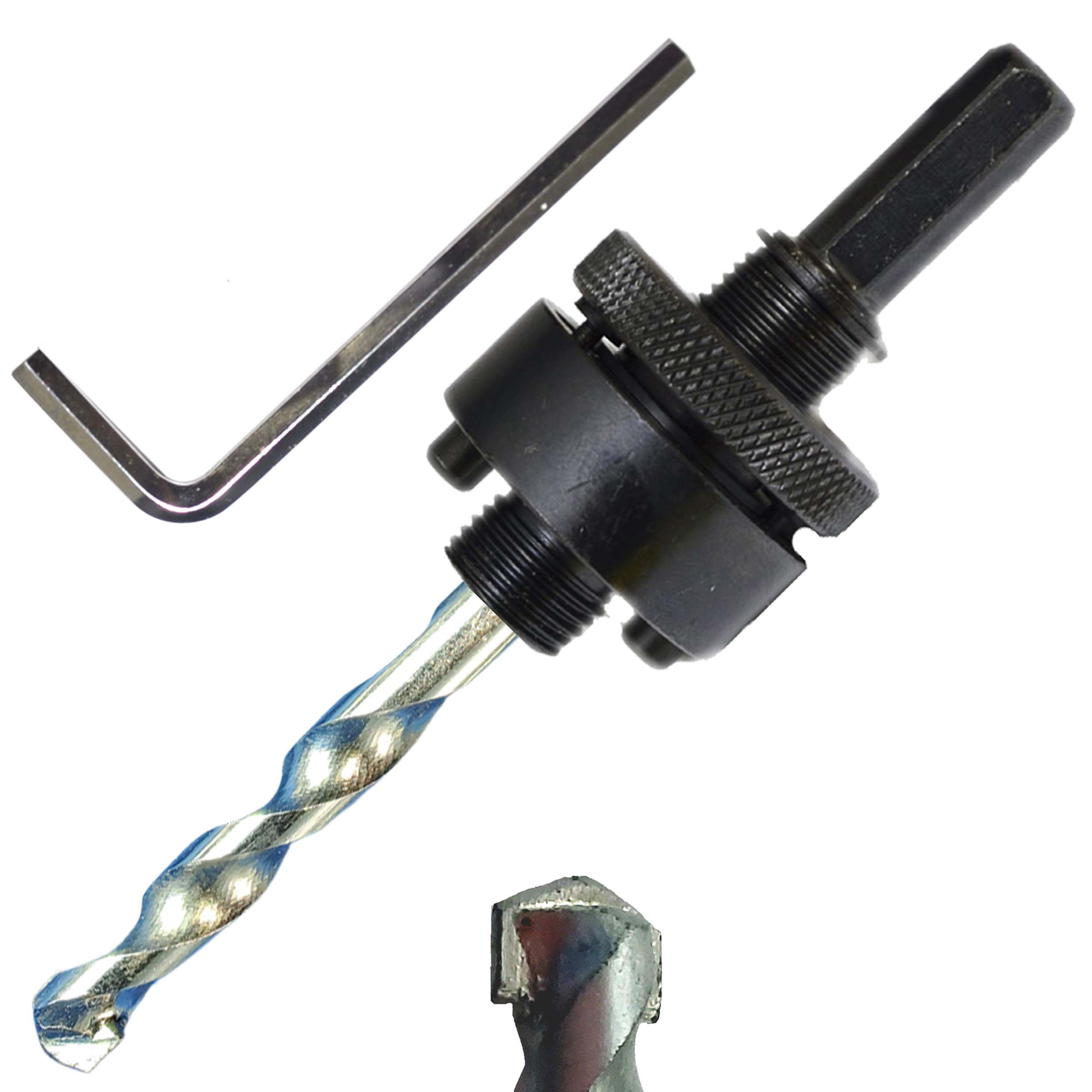 Arbor For Hole Saw Arbor For 1 1/4" upto and Inc 8" Hole Saw Mandrel ...