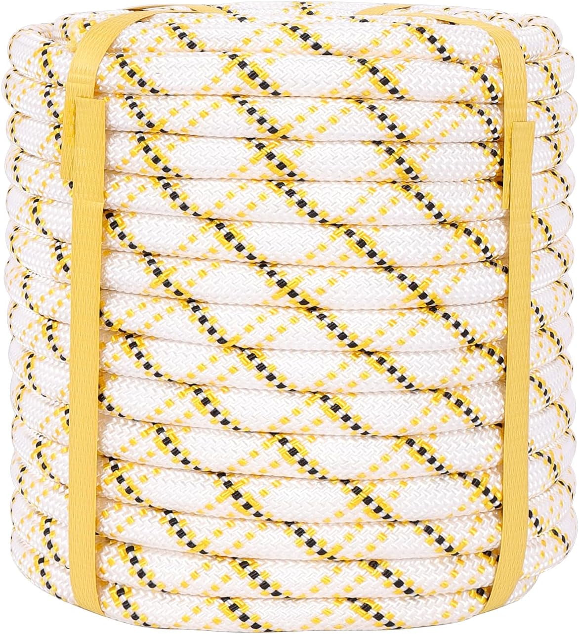 Arborist Rope Climbing Rope 48 Strands Polyester Rope(1/2in x 100 ft ...