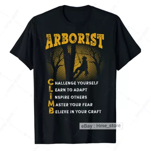 Arborist T-Shirt Men Believe In Your Craft Lumberjack Logger Tree ...