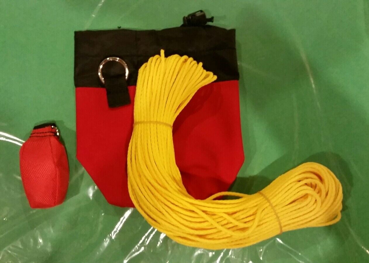Arborist Throw Line Kit - Rope Bag , 15 oz weighted bag and 150' of ...