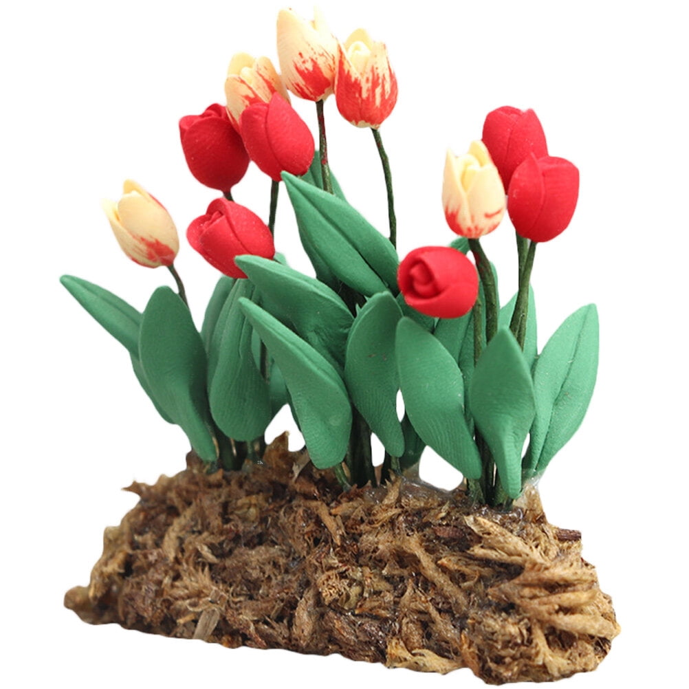 Arborister 1/12 Scale Dollhouse Mini Flowers for Garden Decor - Walmart.com
