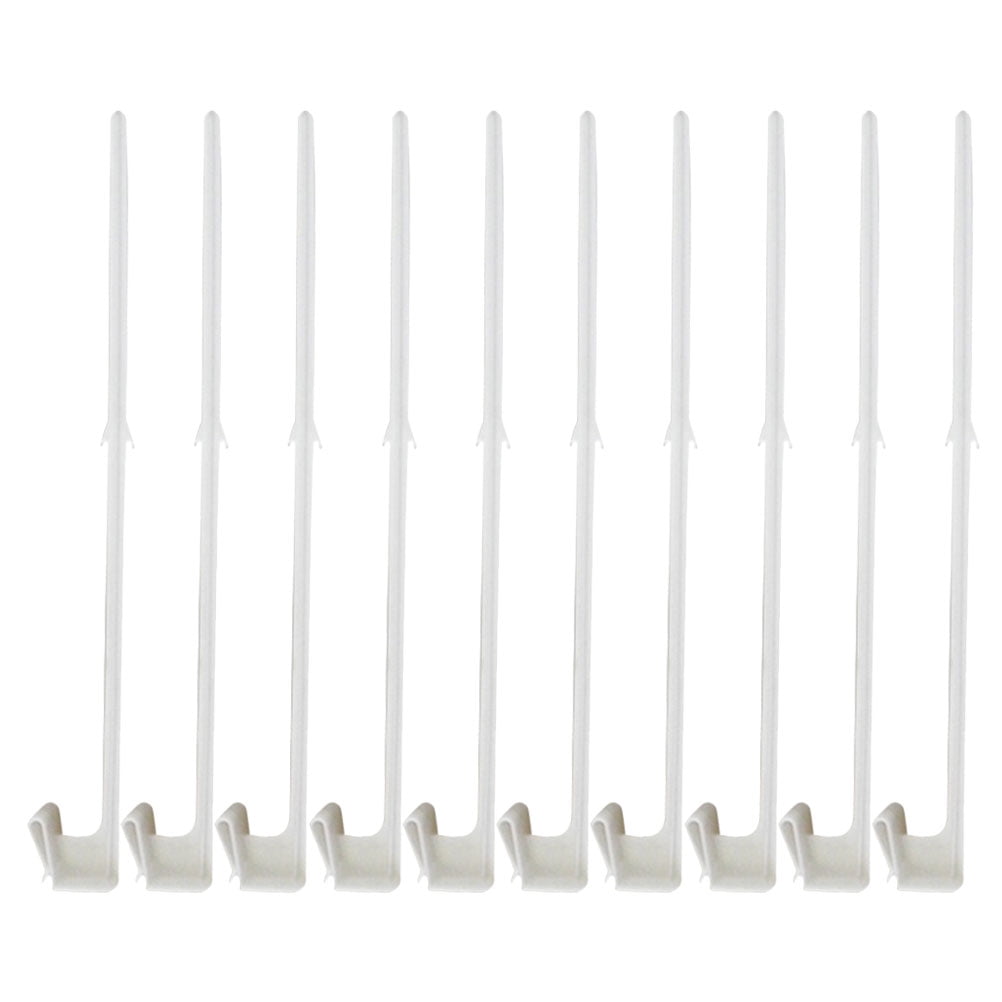 Arborister 10pcs Car Window Flag Pole Holder for Nation Flags - White ...