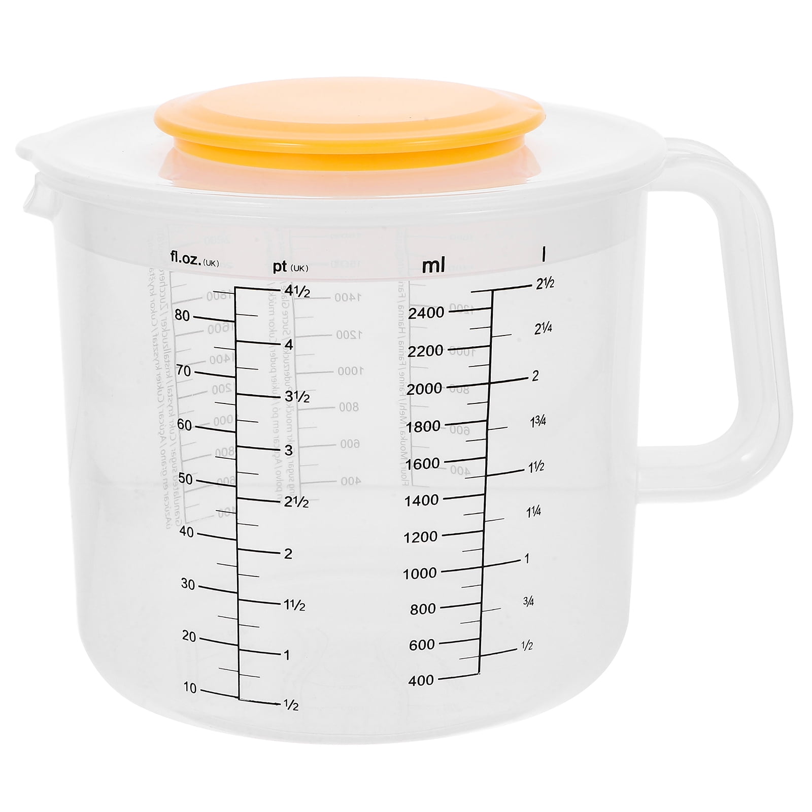 Arborister 2.5L Pancake Mixing Cup with Scale - Kitchen Container ...