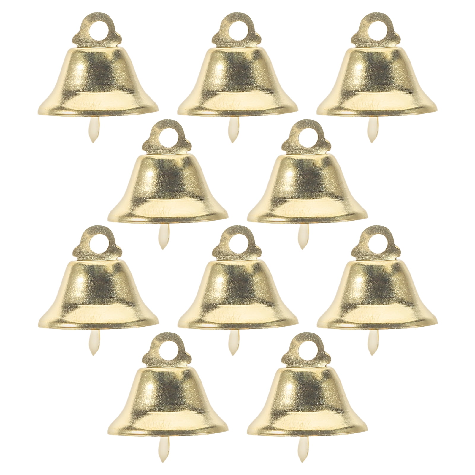 Arborister 20 Golden Bells with Spring Hooks for Wind Chimes & Decor ...