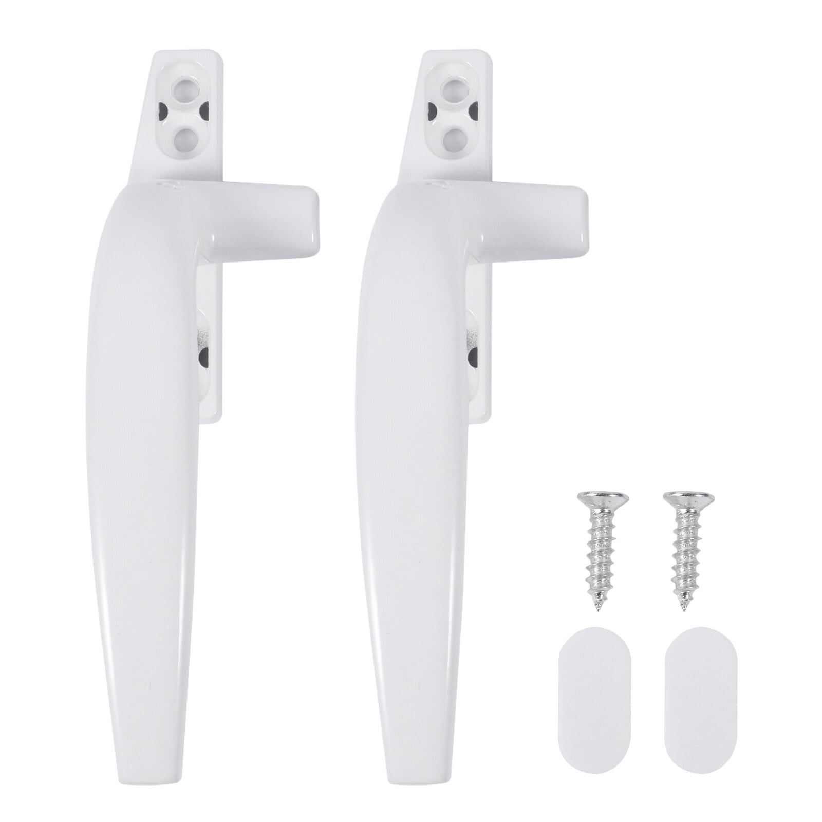 Arborister 2pcs Aluminum Window Sash Lock Handle Modern Hand Pull White ...
