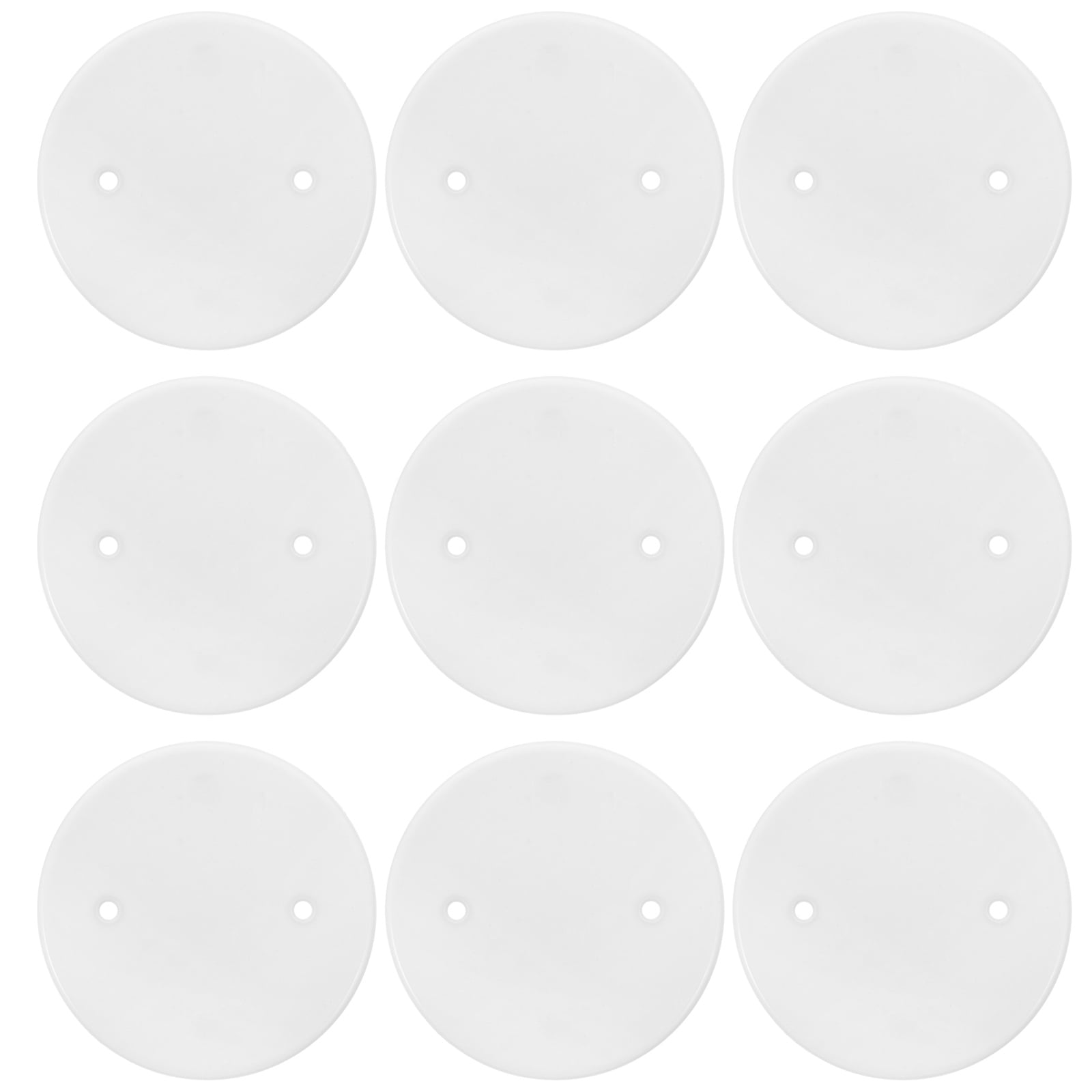 Arborister 30 White Ceiling Outlet Covers for Drywall and Switch Panels ...