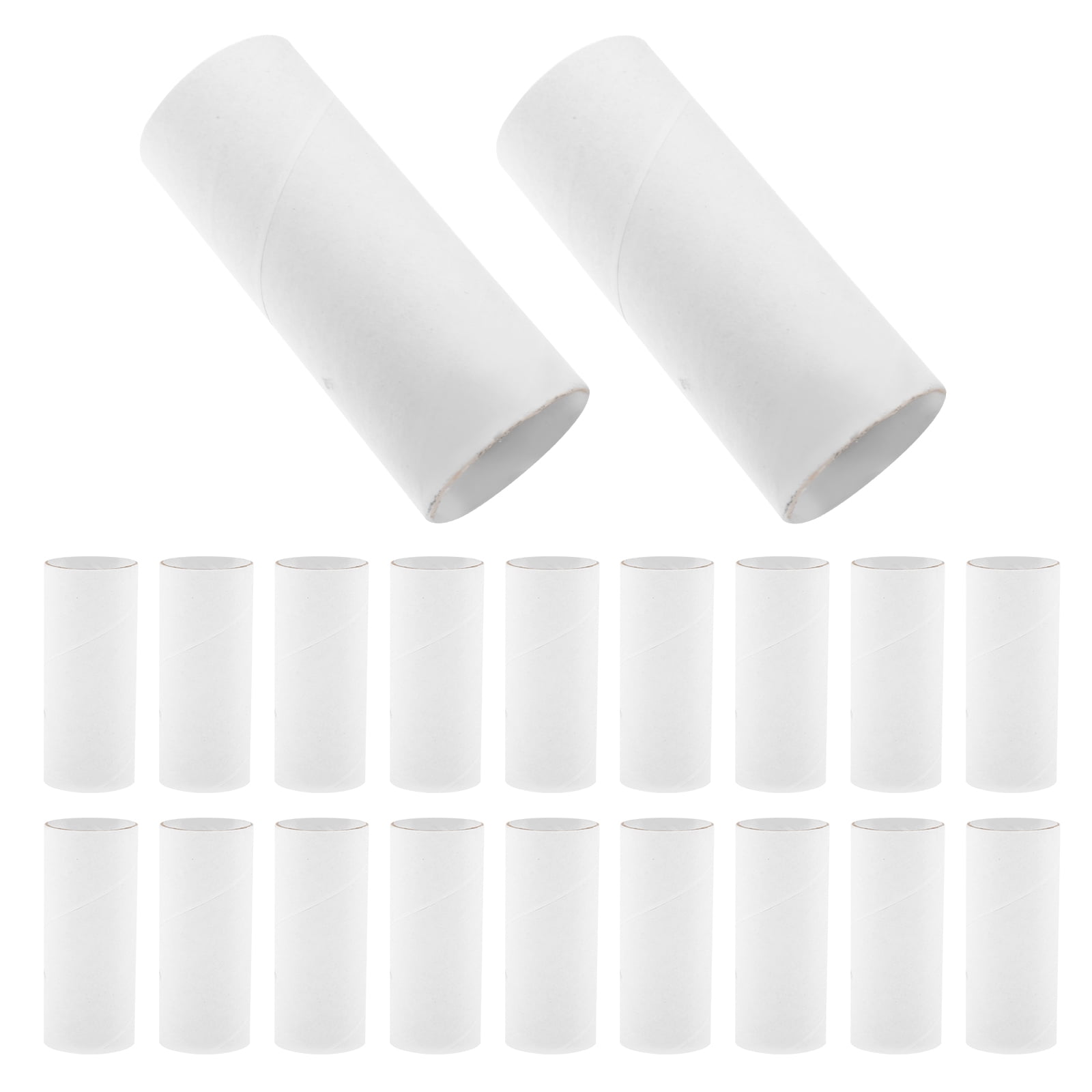 Arborister 30pcs Cardboard Tubes Bulk Craft Rolls White Thick Paper DIY ...