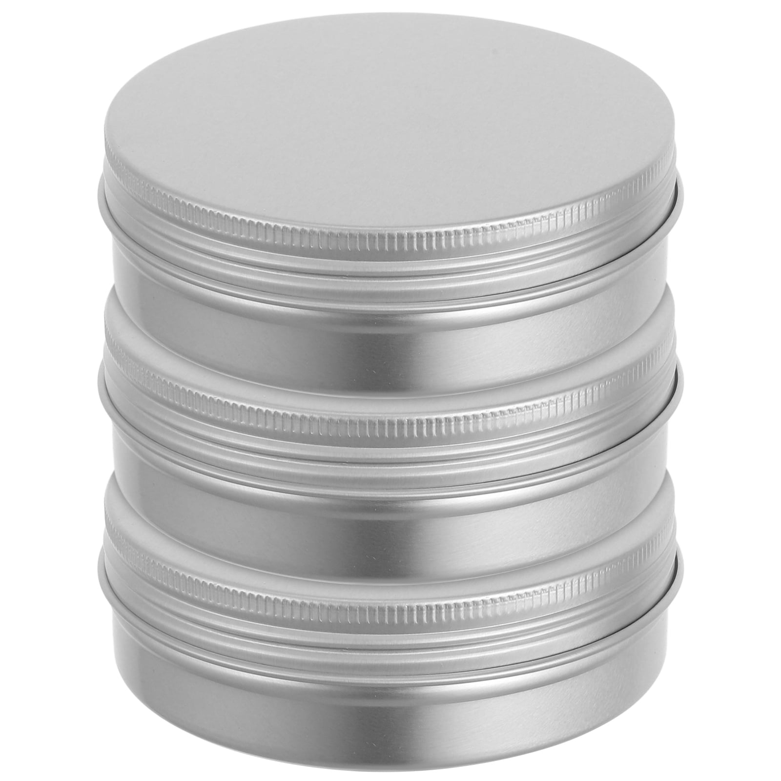 Arborister 3pcs Aluminum Storage Can for Small Items - Sliver - Walmart.com