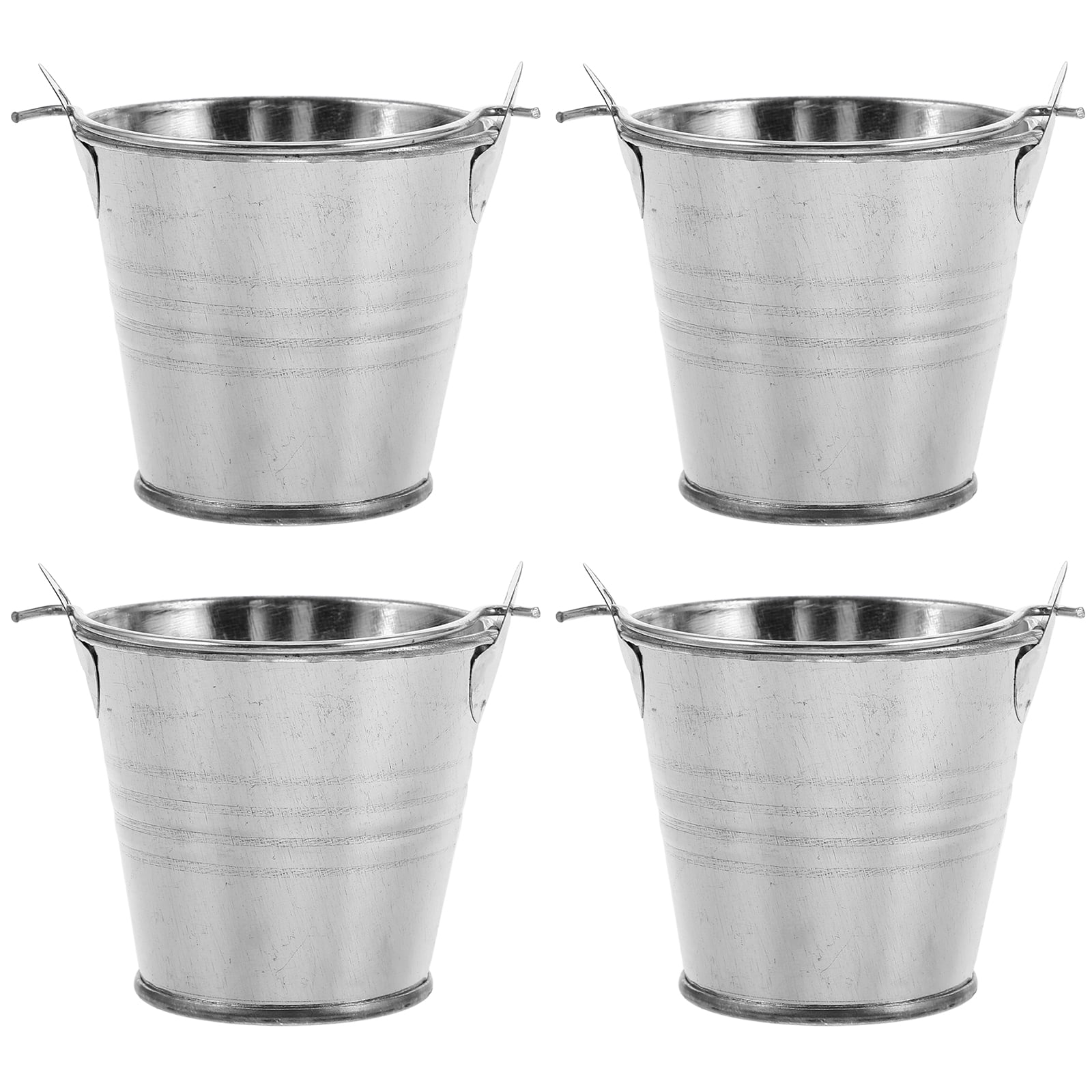 Arborister 4Pcs Small Metal Buckets for Candy Snacks and Home Party ...