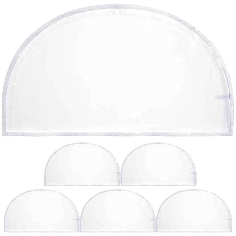 Arborister 6Pcs Clear Plastic Shoulder Clothes Covers for Clothes ...