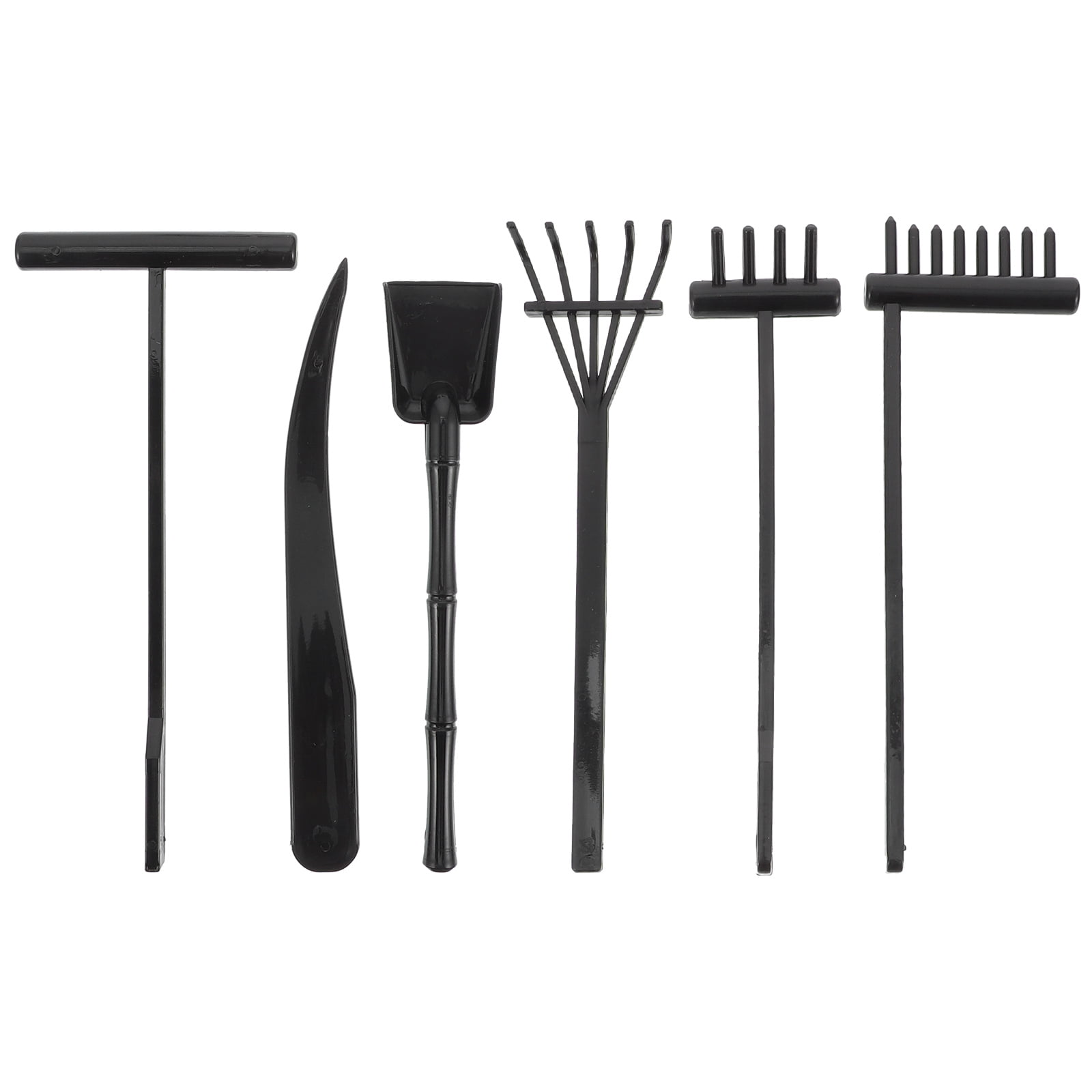Arborister 6pc Zen Garden Rake Set for Sand Box & Meditation - Walmart.com