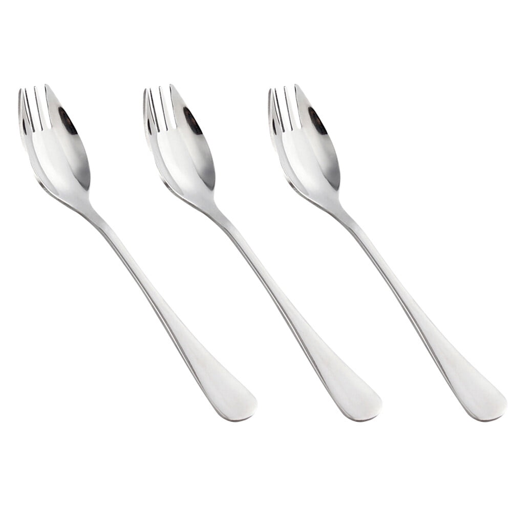 Arborister 6pcs Stainless Steel Sporks Salad Forks Spoon - Walmart.com