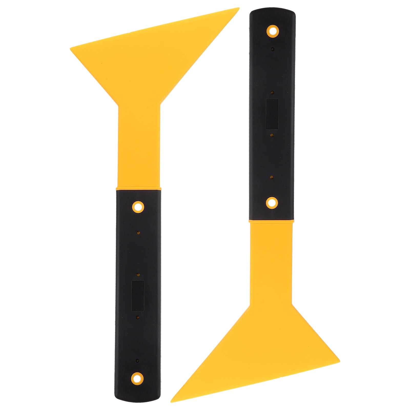 TAILTOSS Film Scrapers Yellow 2Pcs 12.8X5.9X0.4In Plastic Wallpaper ...
