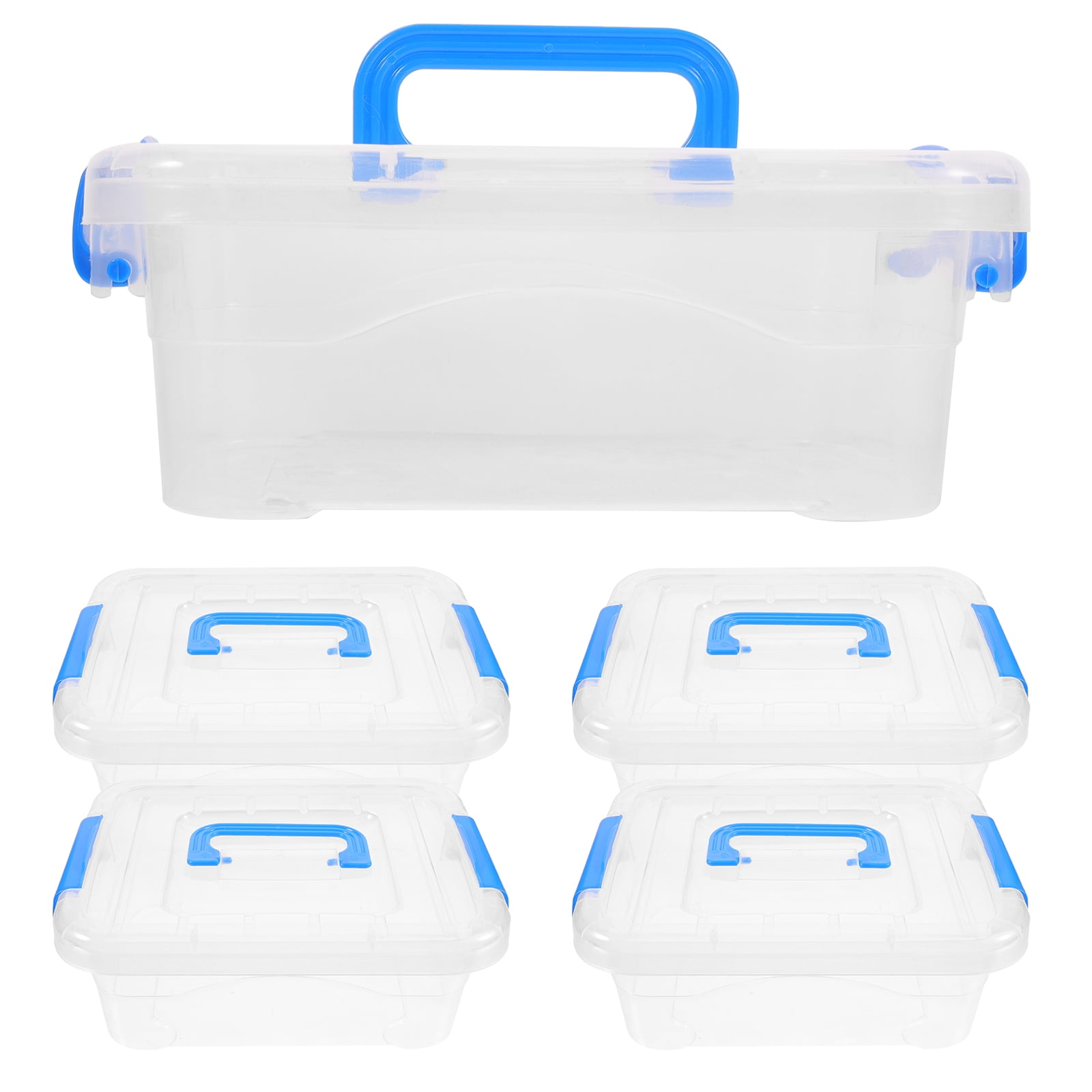 Arborister Clear First Aid Storage Box Portable Organizer with Handle ...