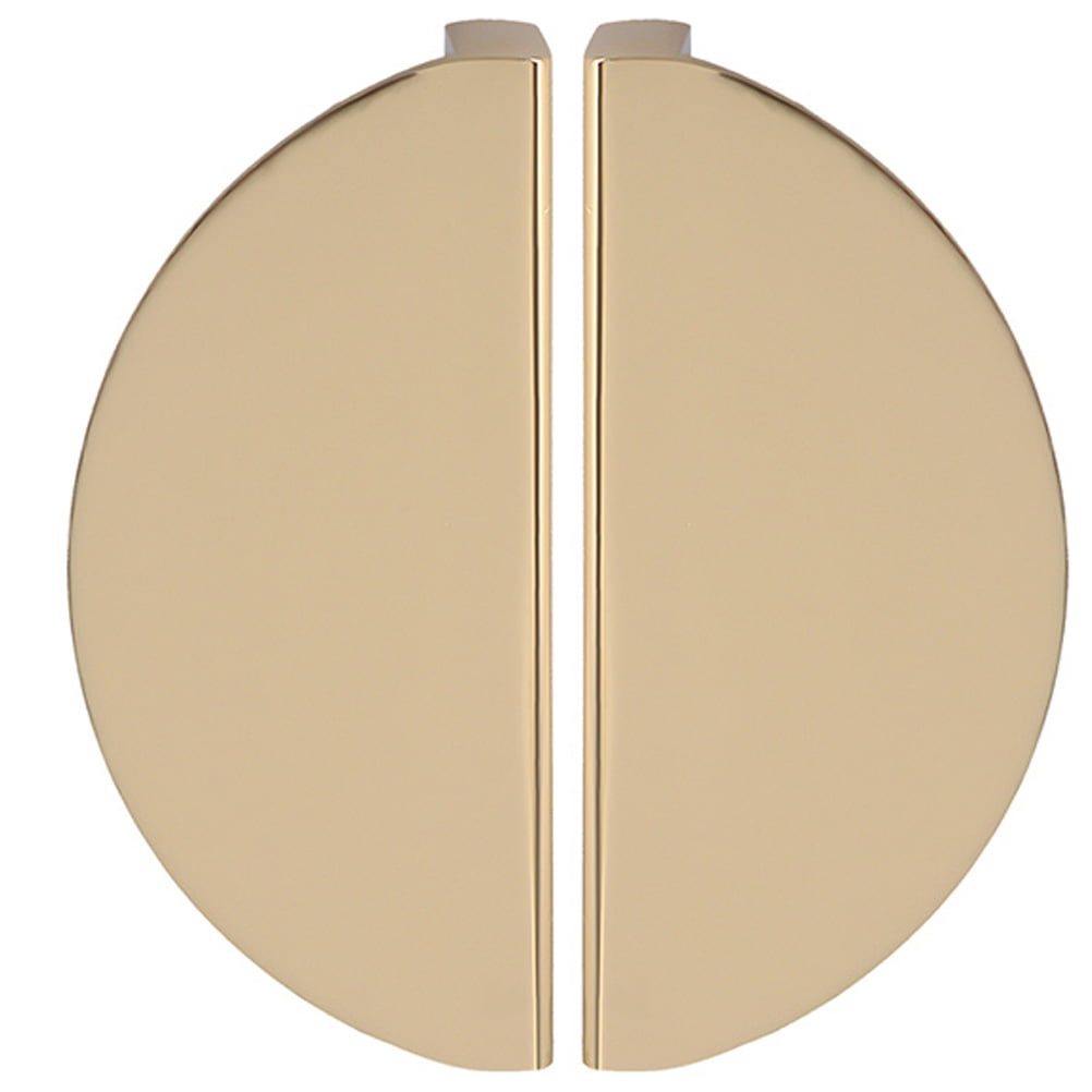 Arborister Golden Half Round Cabinet Knobs for Kitchen Cupboard ...