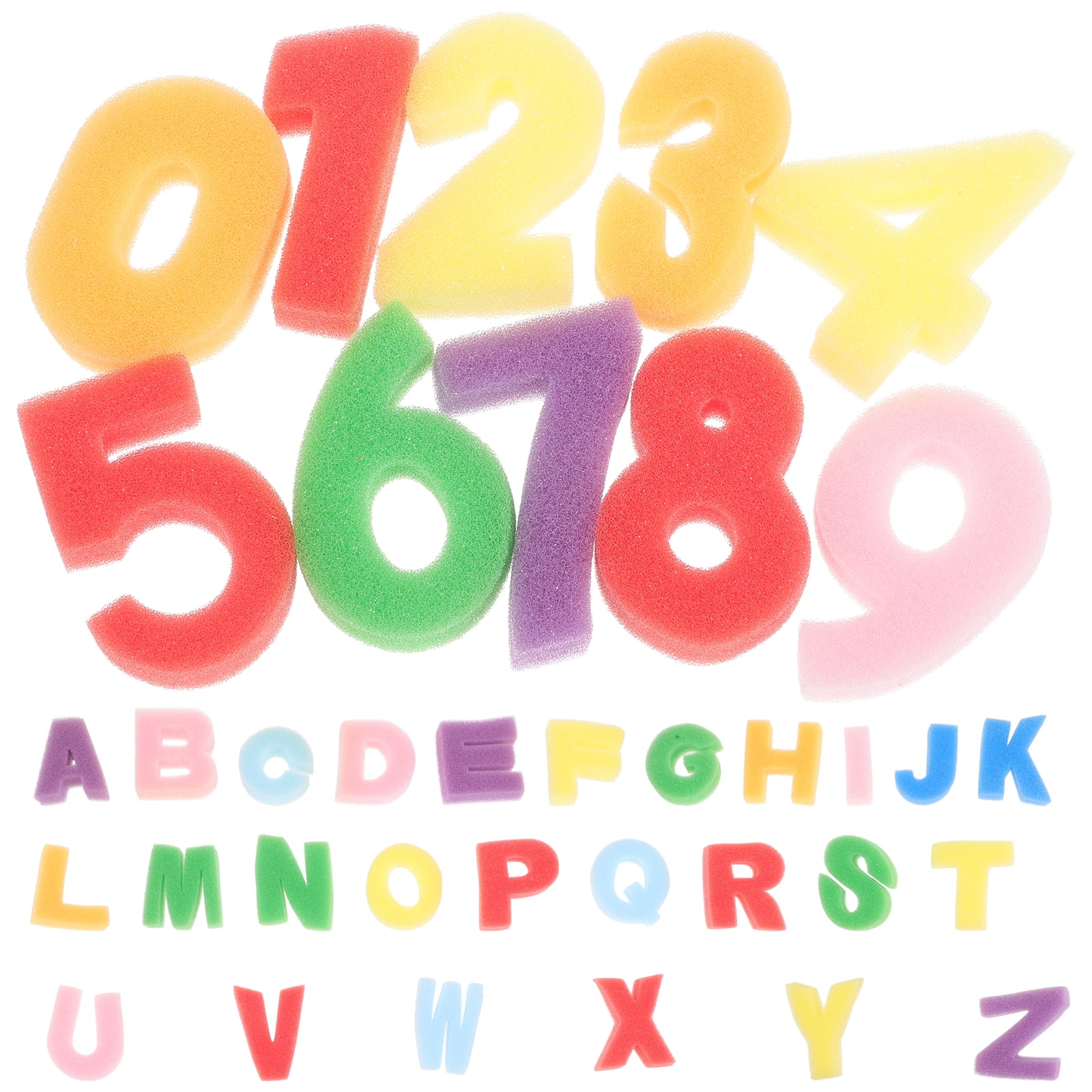 Arborister Kids Letter Sponge Stamper, Colorful A-Z Painting Sponge ...