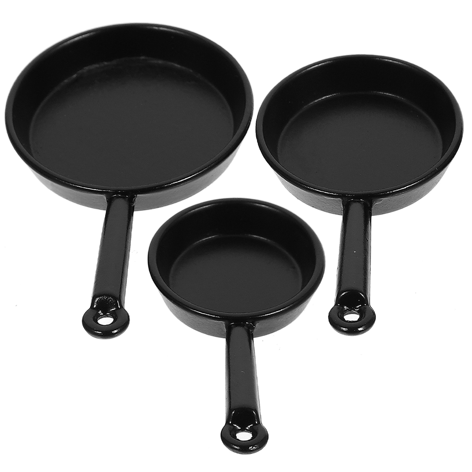 Arborister Miniature Kitchen Pan Small Cookware Model Pretend Play Pan ...