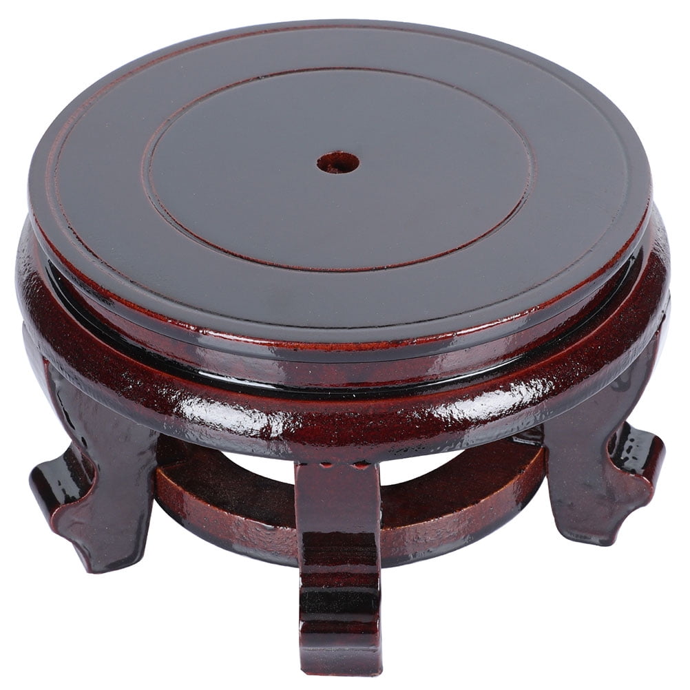 Arborister Oriental Vase Stand Wooden Flowerpot Base Vintage Planter ...