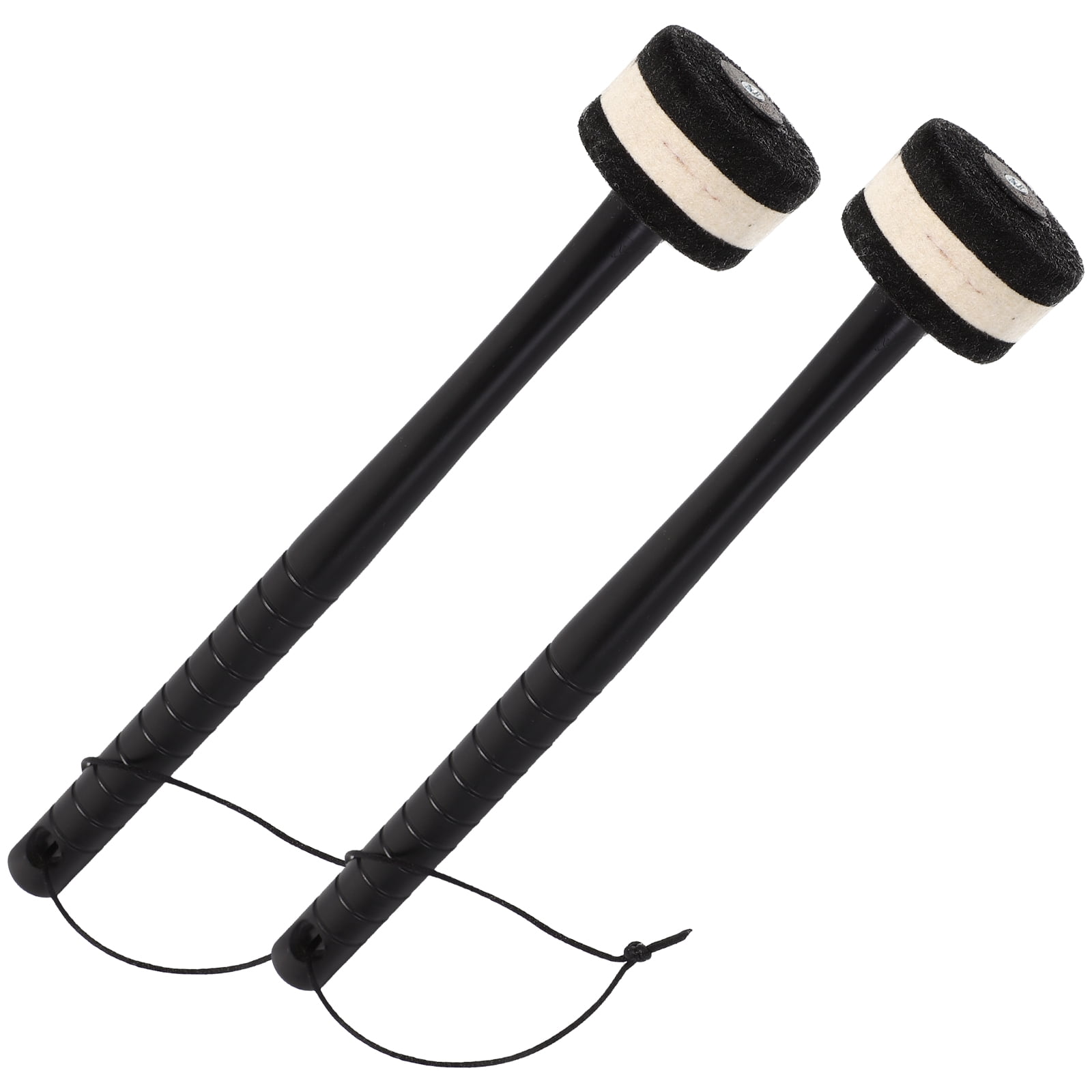 Arborister Pair of Chicken Thigh Bass Drum Mallets with Wool Felt Head ...