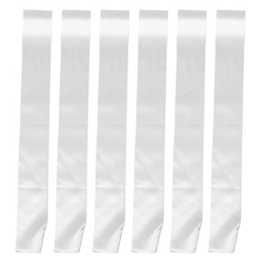 Uxcell 63"x4" Blank Satin Sash DIY Plain Sash Prom Queen Sashes Party ...