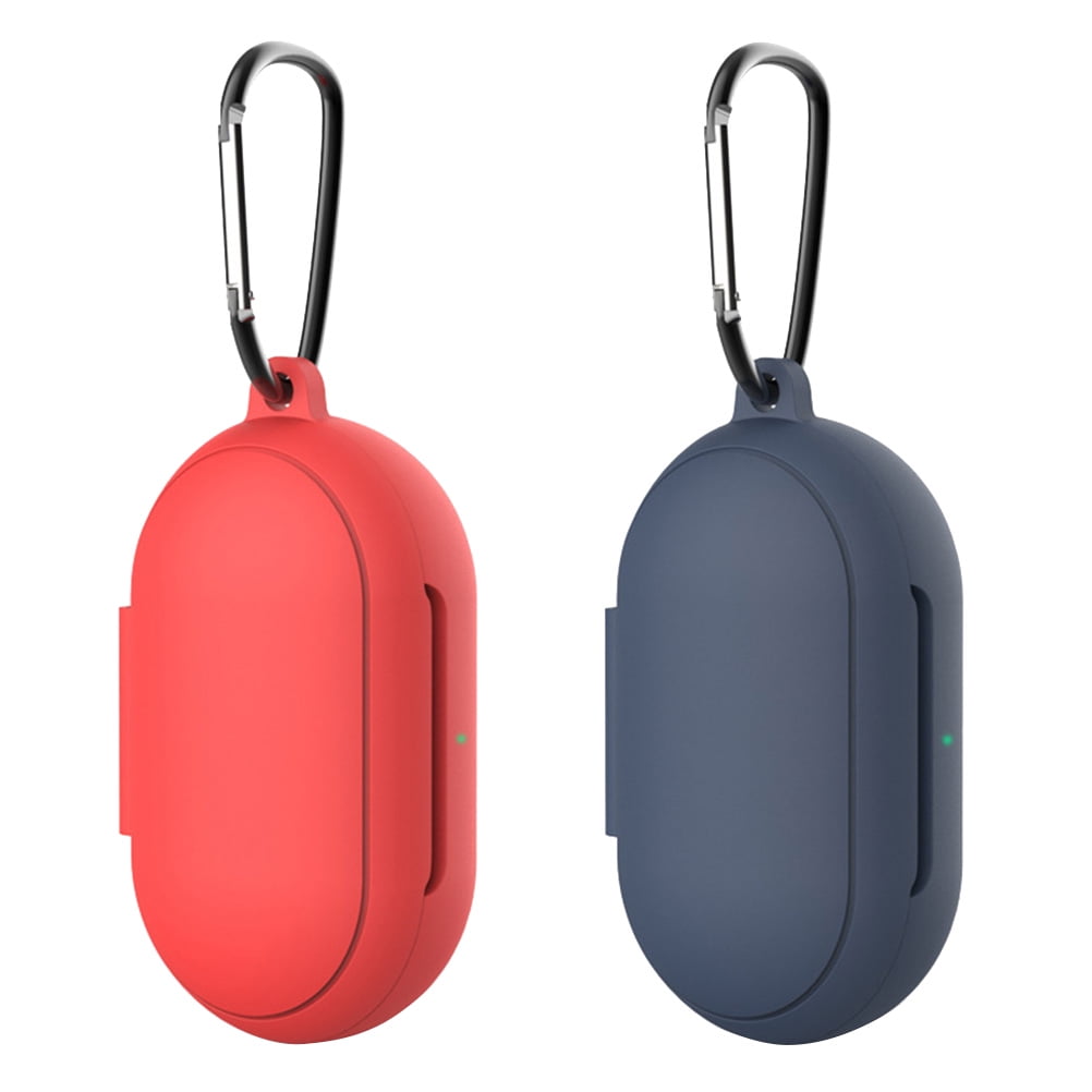Arborister Silicone Wireless Earphone Case with Keychain - Red+Dark ...