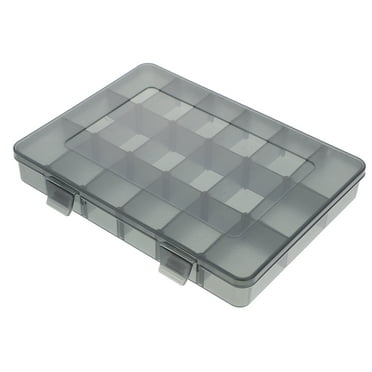 Plastic 24 Compartments Electronic Components Storage Box Case ...
