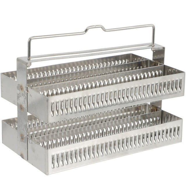 Arborister Stainless Steel Microscope Slide Rack - Holds 60 Slides ...