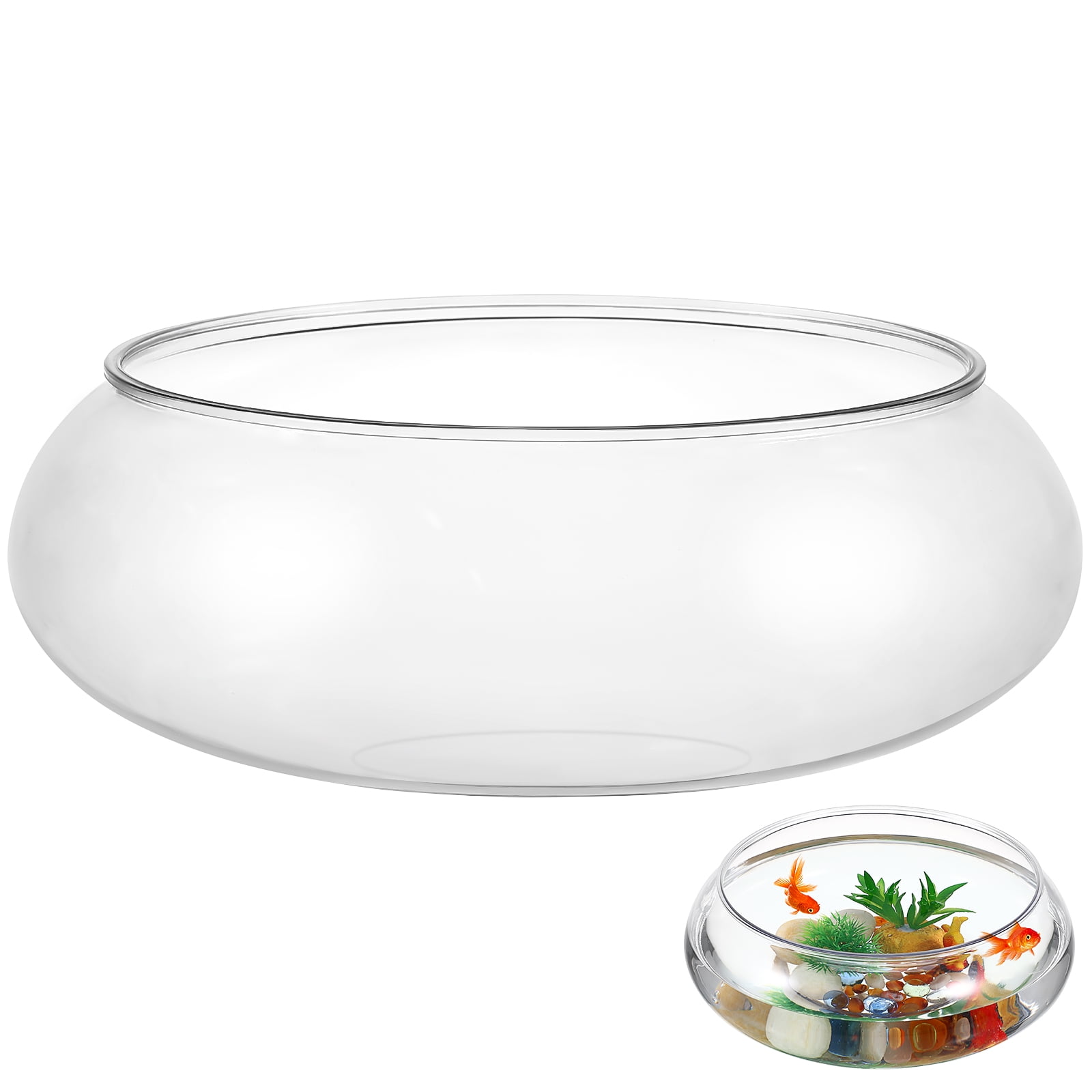 Arborister Unbreakable Plastic Fish Bowl for Home Decoration - Walmart.com