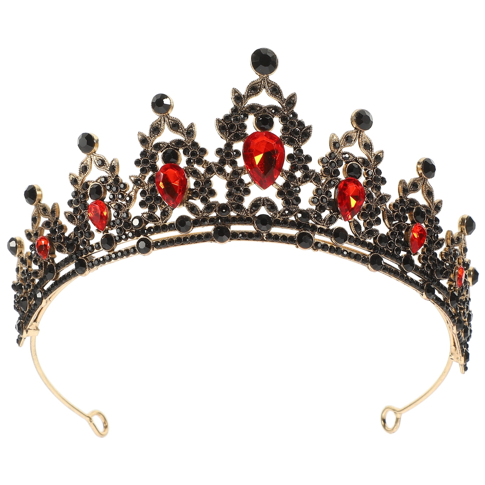 Arborister Vintage Baroque Crown Rhinestone Crown Gemstone Crown Tiara ...