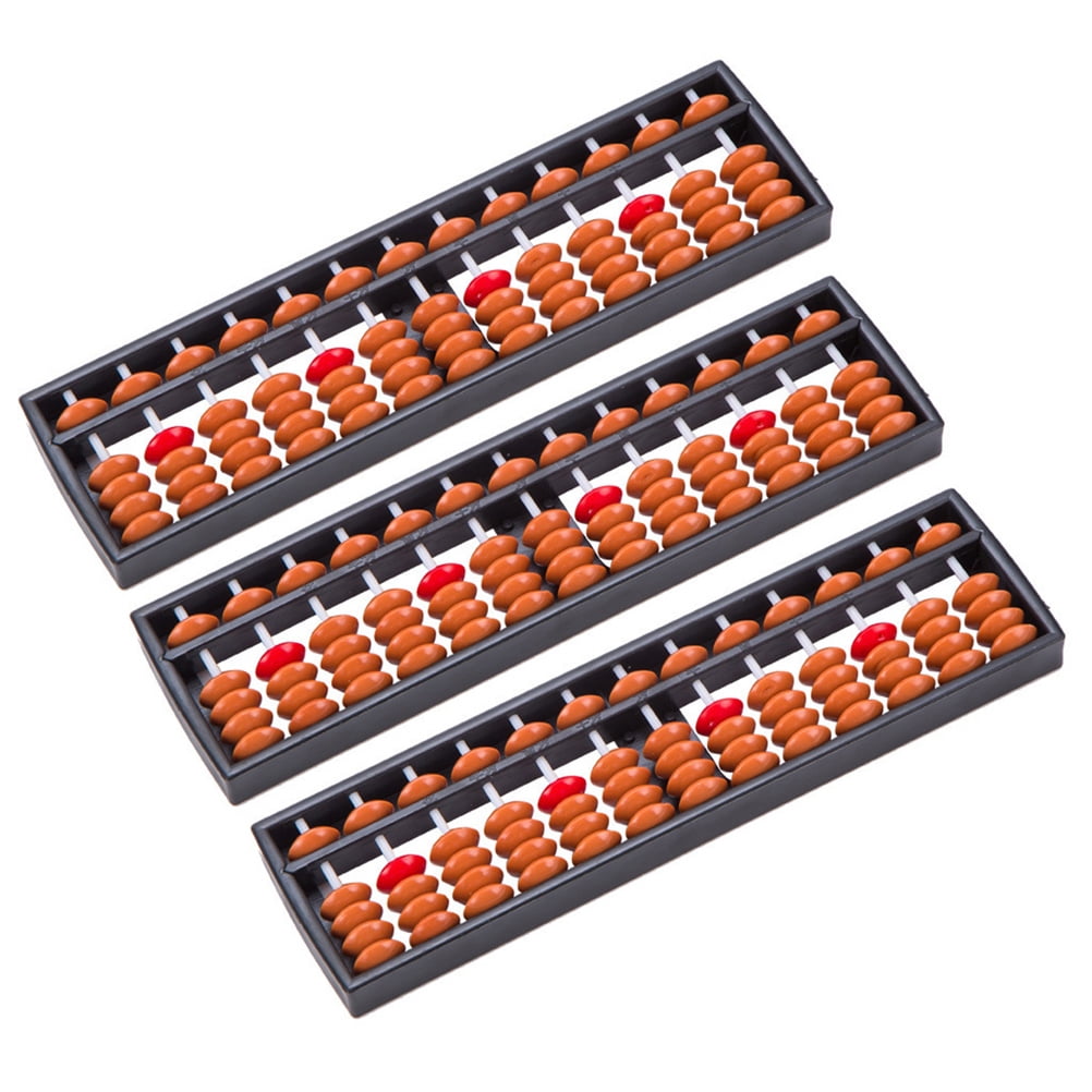 Arborister Wooden Abacus Arithmetic Soroban Student Counting Tool (3pcs ...
