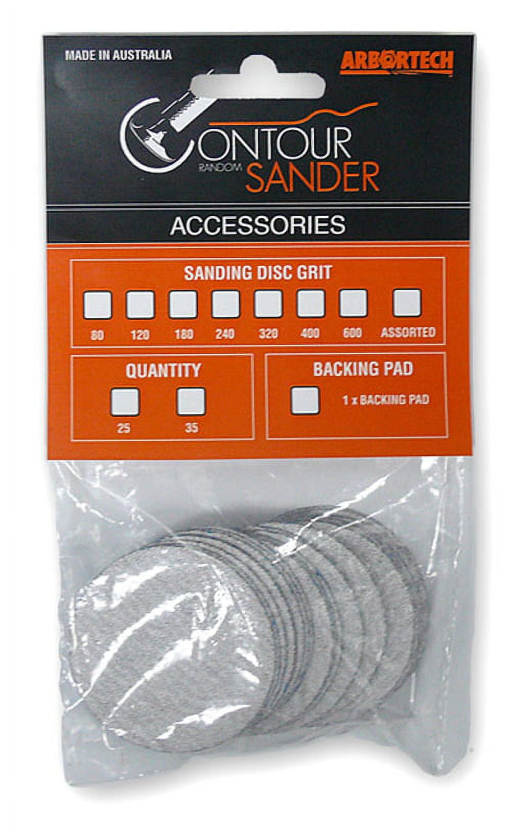 Arbortech Assorted Grit Contour Random Sander Discs - Walmart.com
