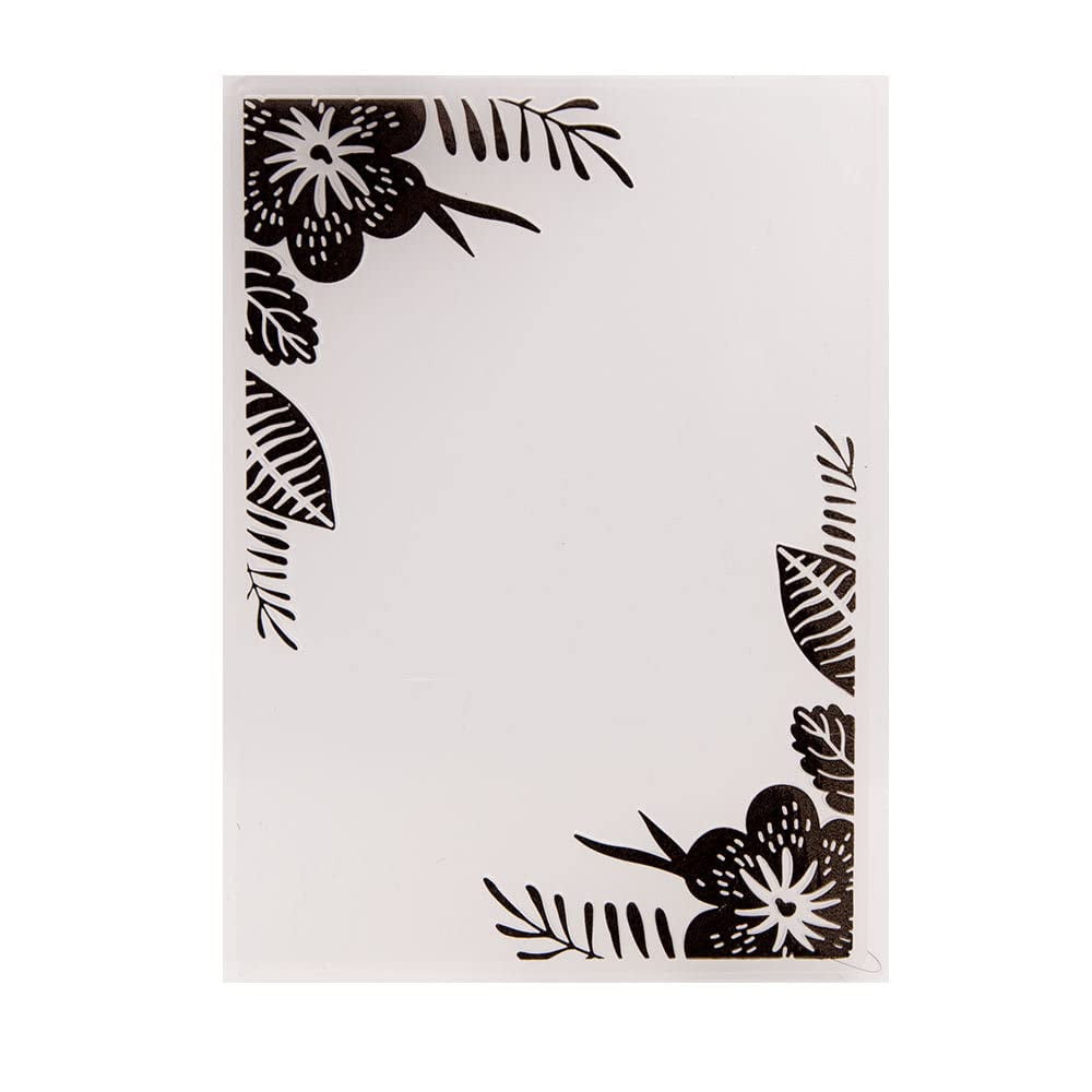 Embossing Folder Arbuya 3D Rose Corner Plastic s For Card Embossing Folders