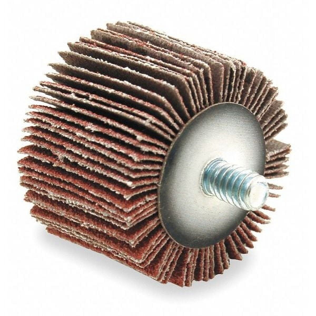 Arc Abrasives Flap Wheel,AO,1-1/2x1x1/4-20 Shank,80G 12190 - Walmart.com