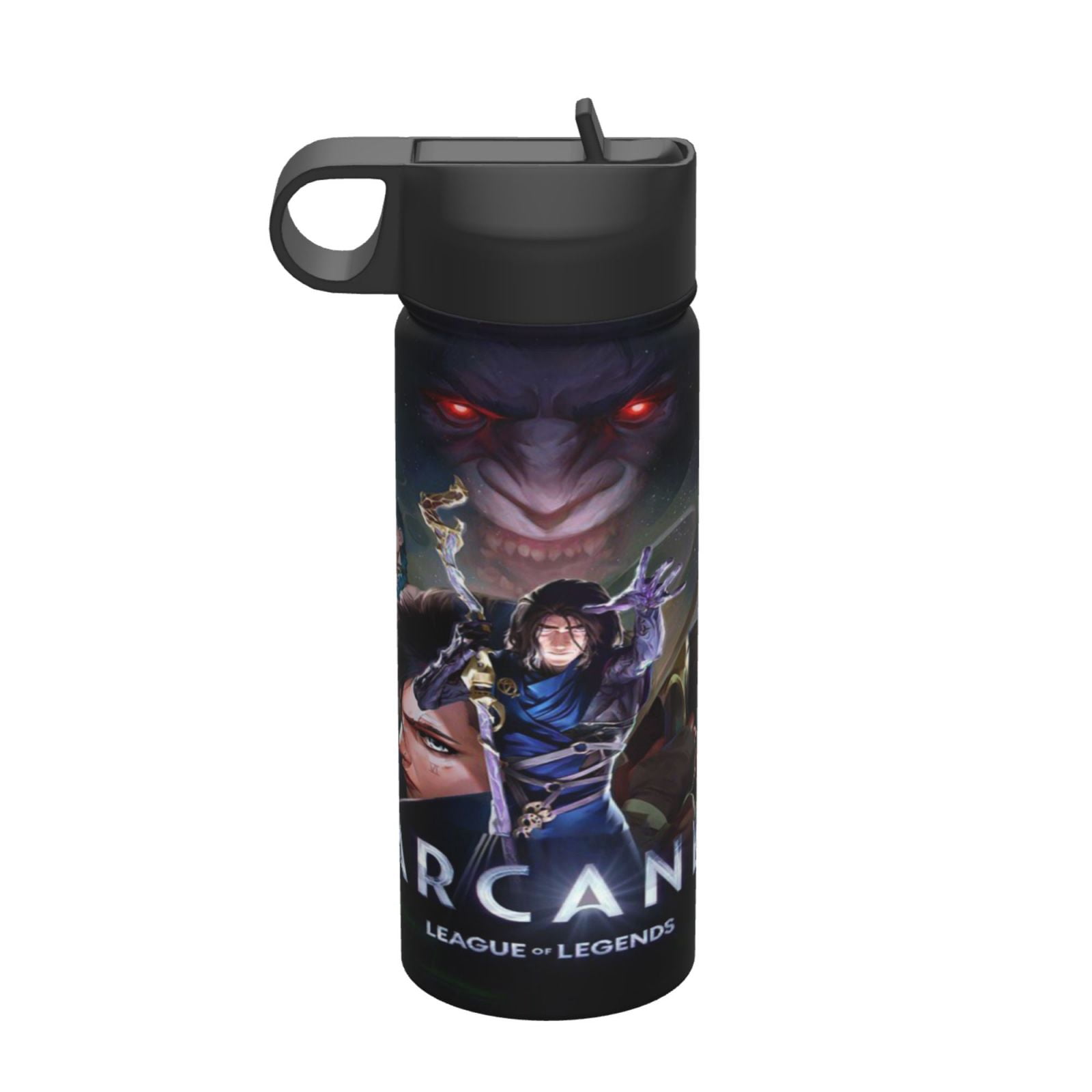 Arc-Ane Insulated Water Bottle With Straw Stainless Steel Metal Vacuum ...