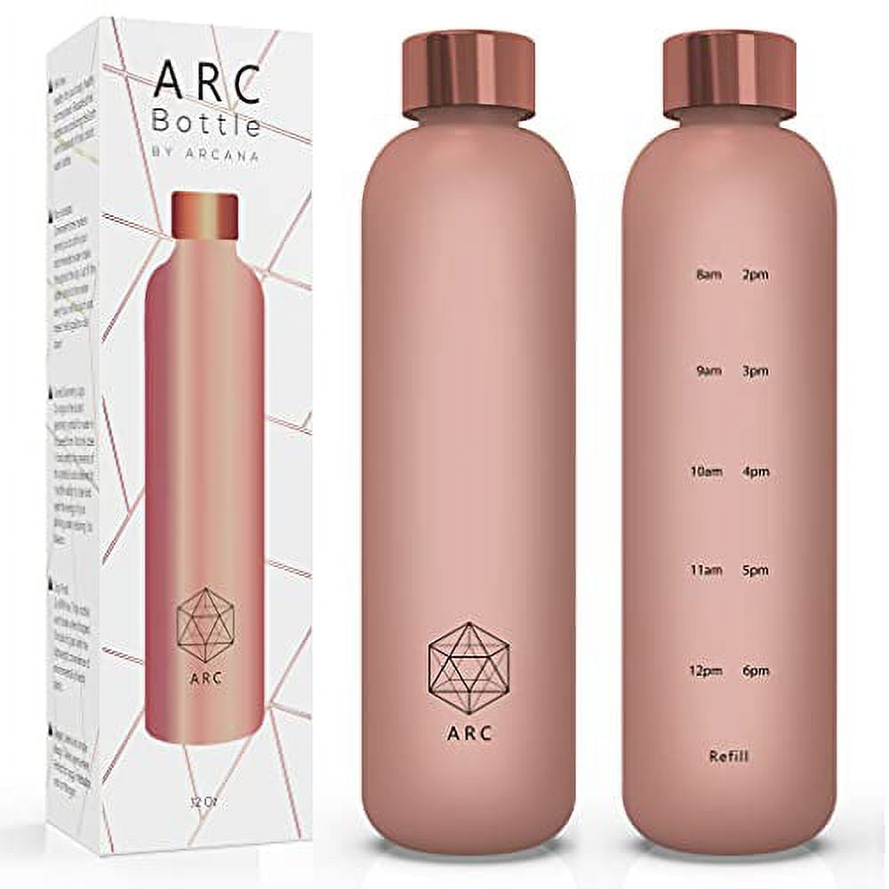Arc Bottle Water Bottle With Time Marker - Motivational Water Bottles ...
