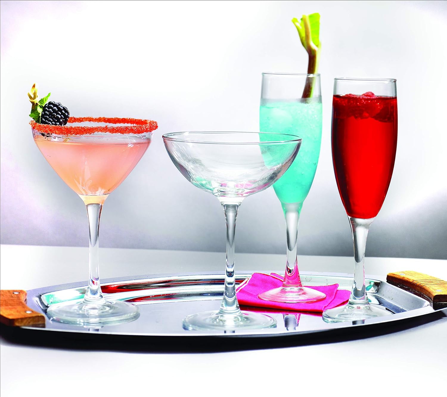 Arc Cardinal Excalibur Fully Tempered Coupe Cocktail Glass, 8-Ounce, 24 ...