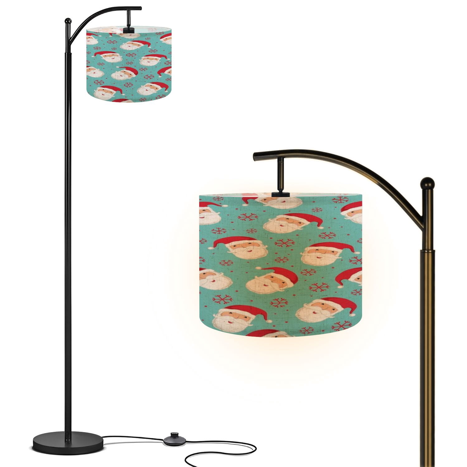 Arc Floor Lamp, 3 Color Temperatures Modern Floor Lamps Seamless ...