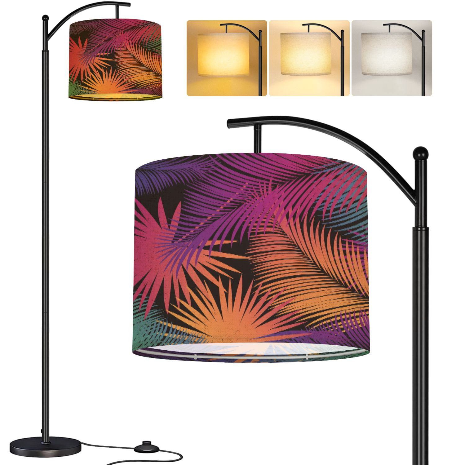 Arc Floor Lamp Abstract Carnival Music Dance Festival Multicolored ...