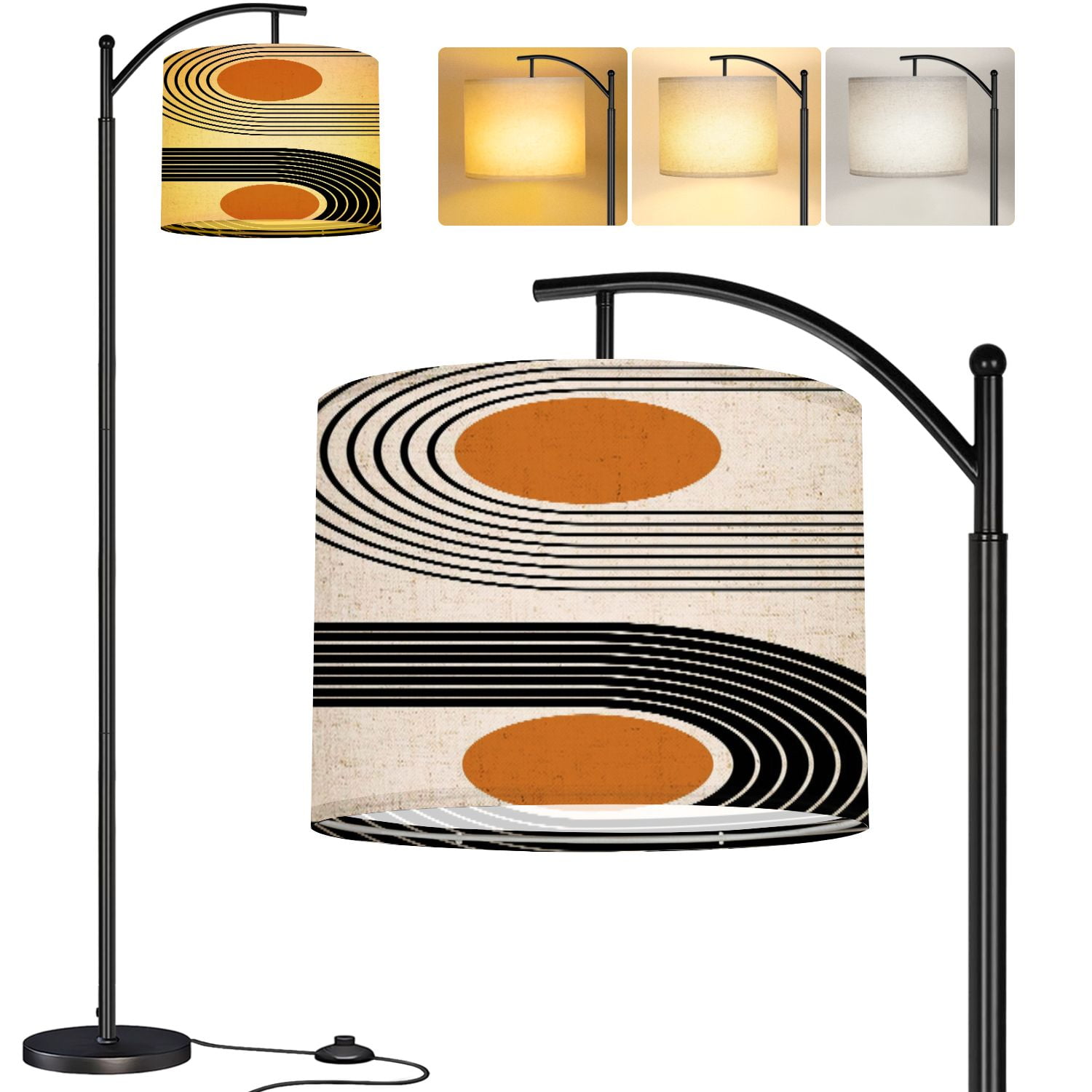 Arc Floor Lamp Abstract contemporary aesthetic geometric balance shapes ...